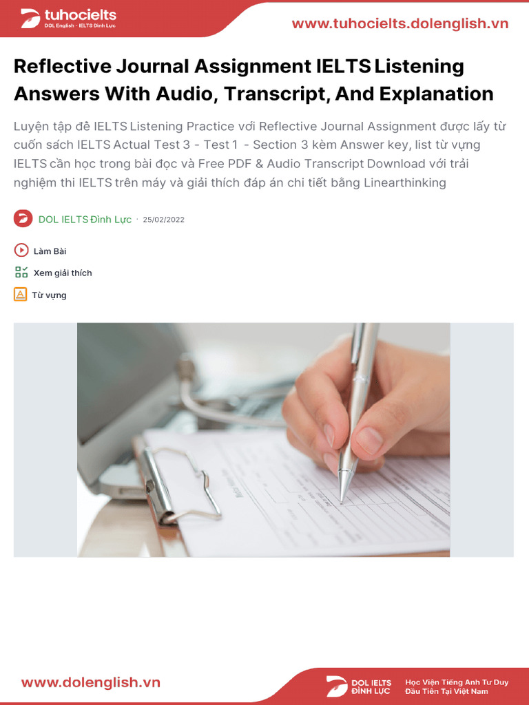 Reflective Journal Assignment | PDF