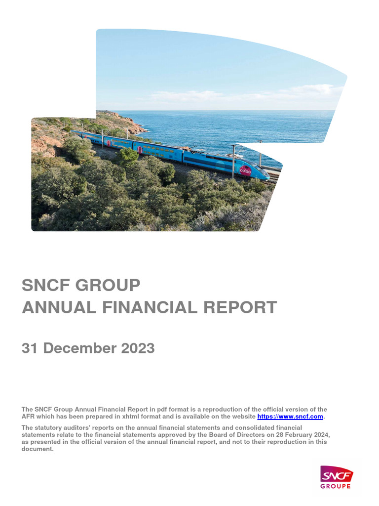 sncf-group-annual-financial-report-2023 | PDF