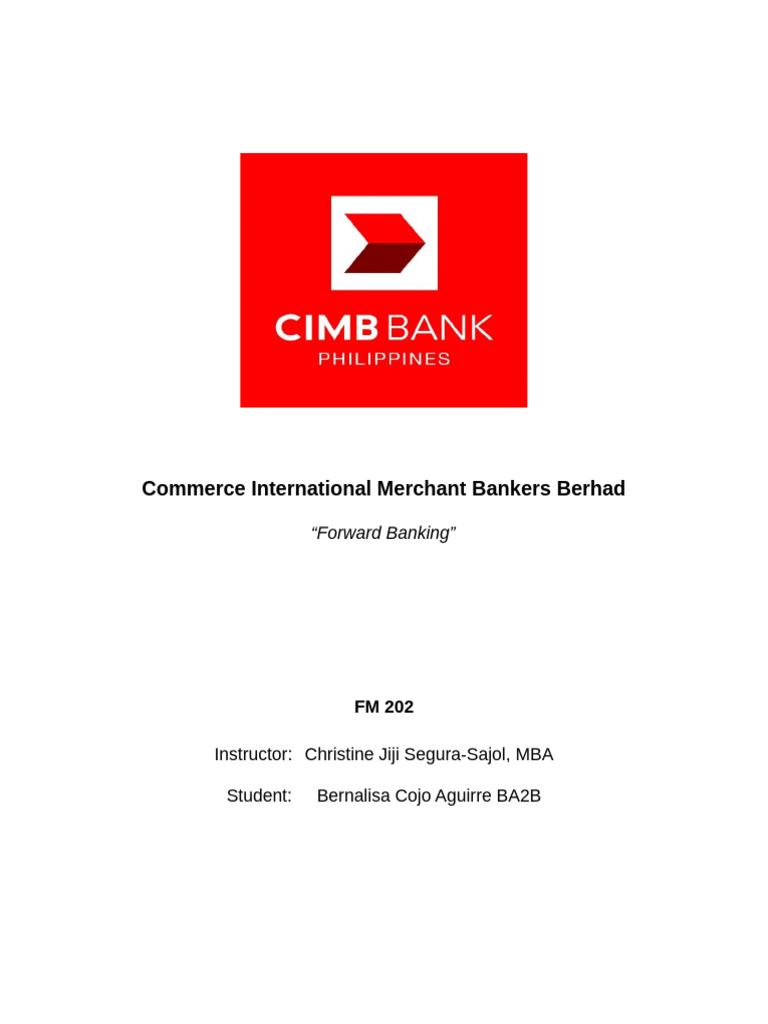 CIMB | PDF