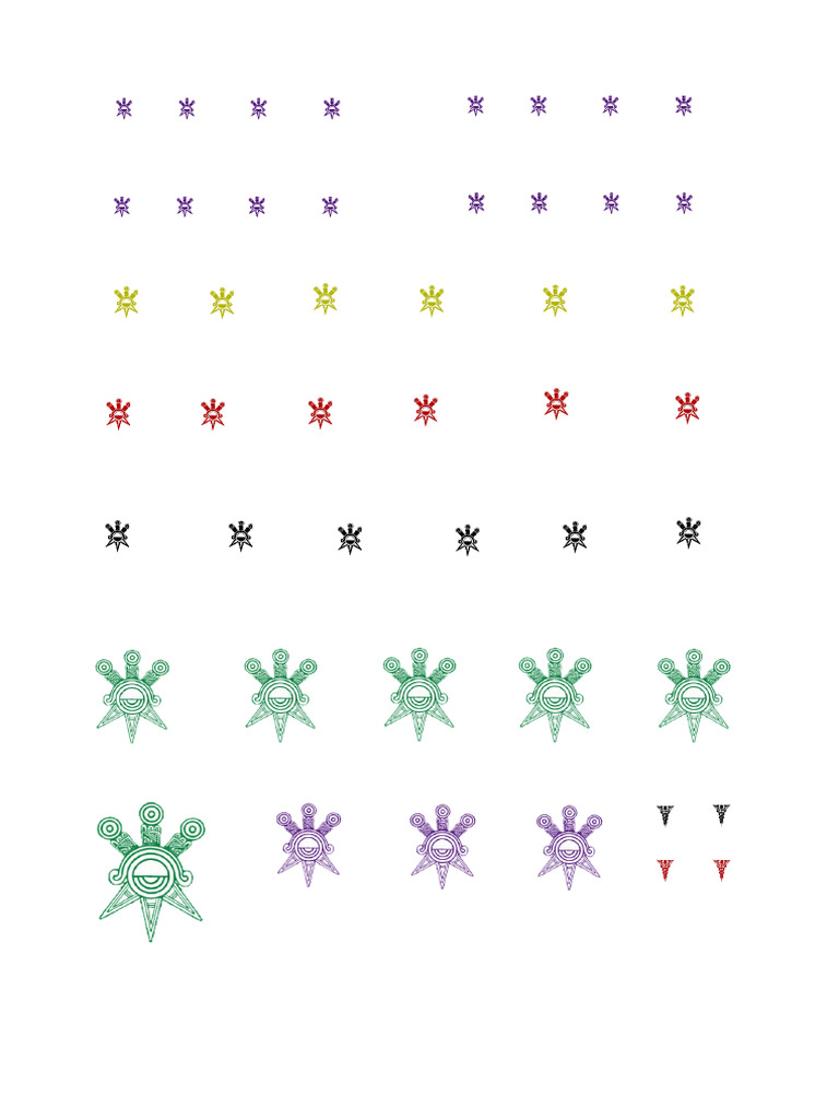 Custom Necromunda Escher Icon (Aztec) Full Sheet | PDF