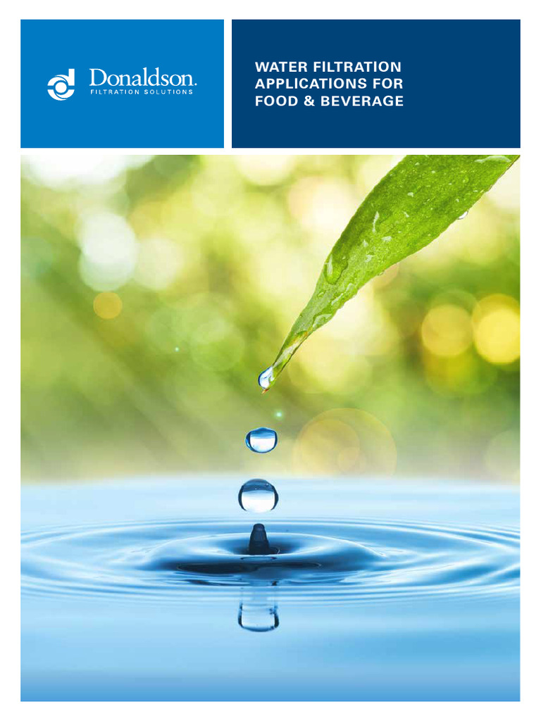 Water Filtration Applications For Food and Beverage | PDF