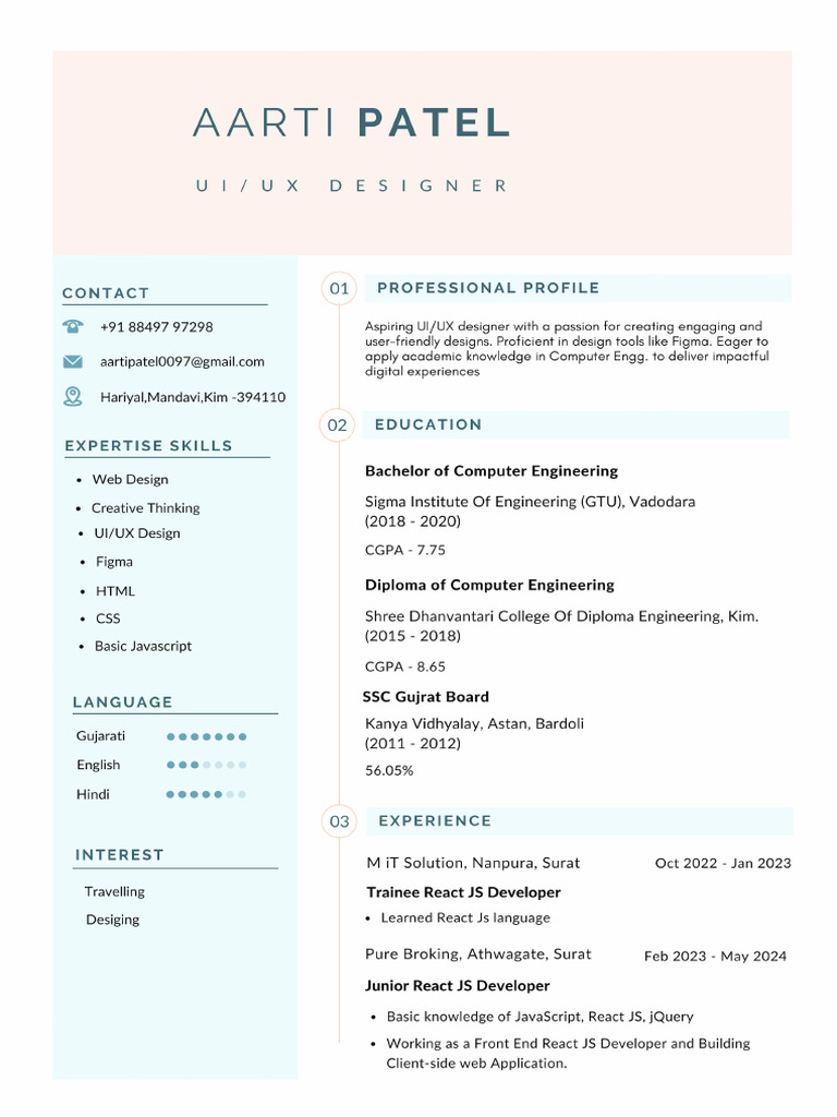 Aarti Patel Resume | PDF