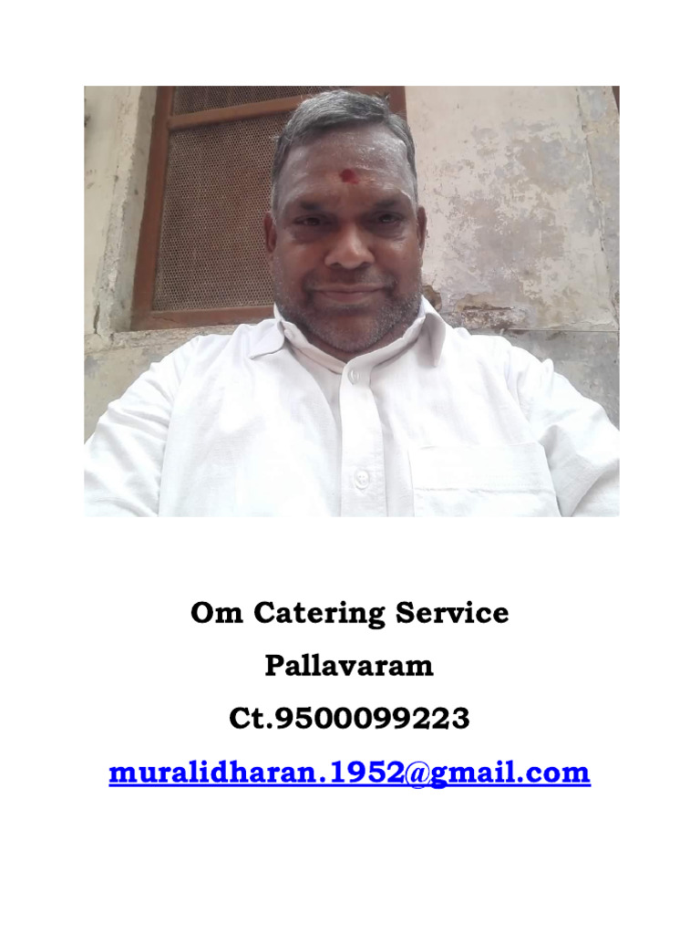 Om Catering Service.docx | PDF Om Catering Service.docx | PDF