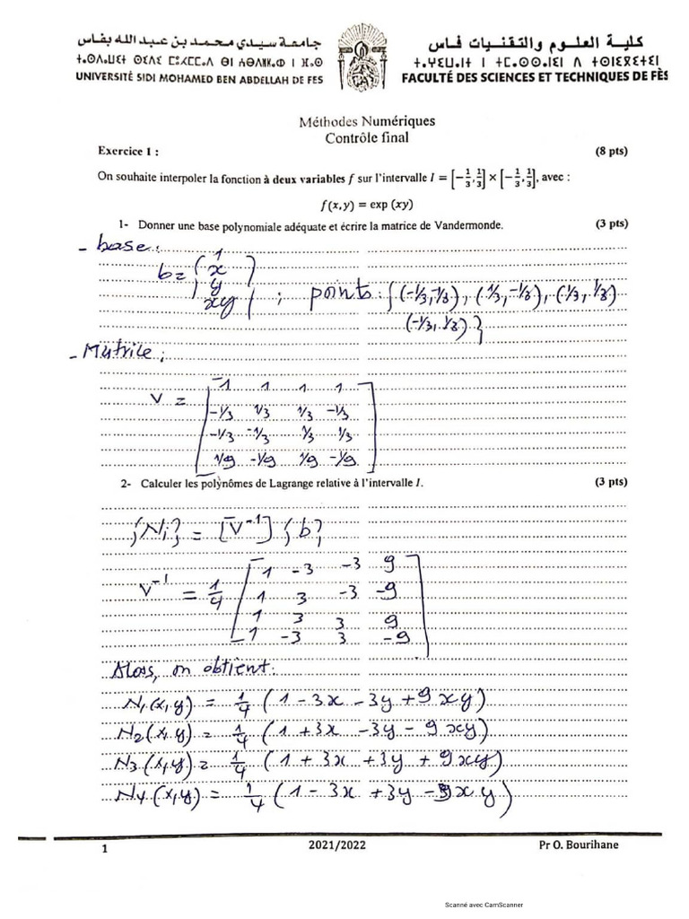 Examen + CRR 2021-2022 | PDF