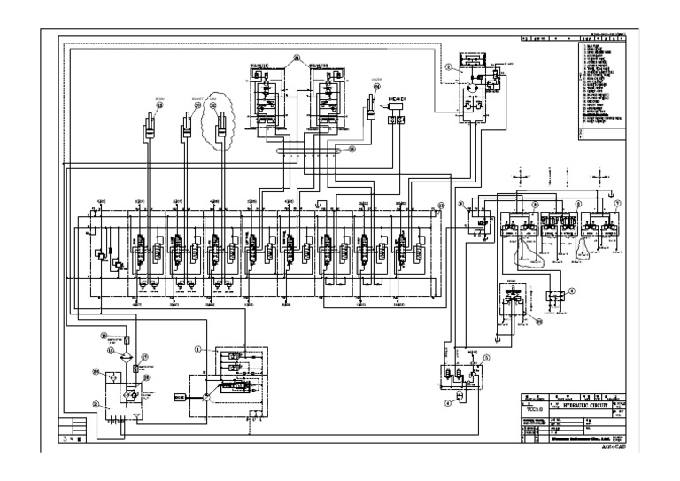 DX55-5C - HYD Circuit Diagram | PDF