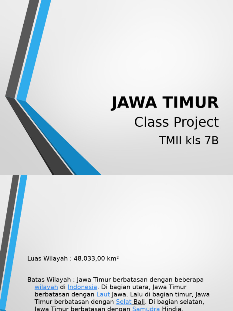 Tugas PPT Jawa Timur | PDF