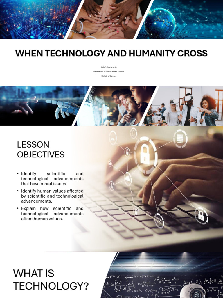 Lesson 7 - When Technology and Humanity Cross | PDF