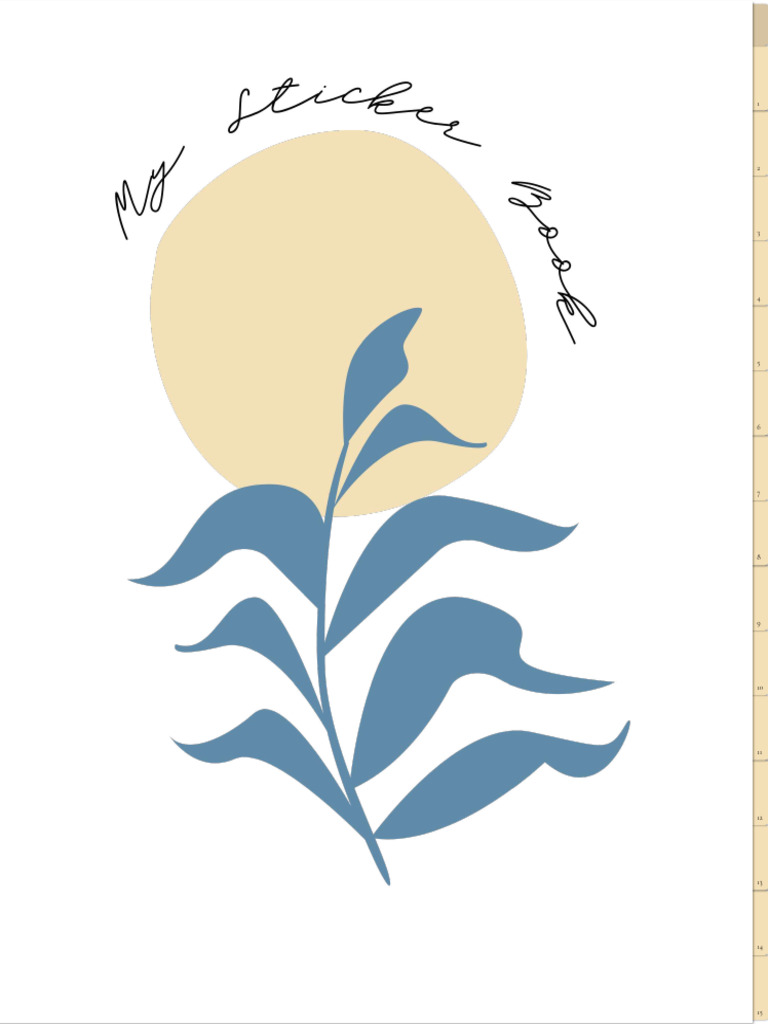 Boho Sticker Book - H&B Freebie | PDF