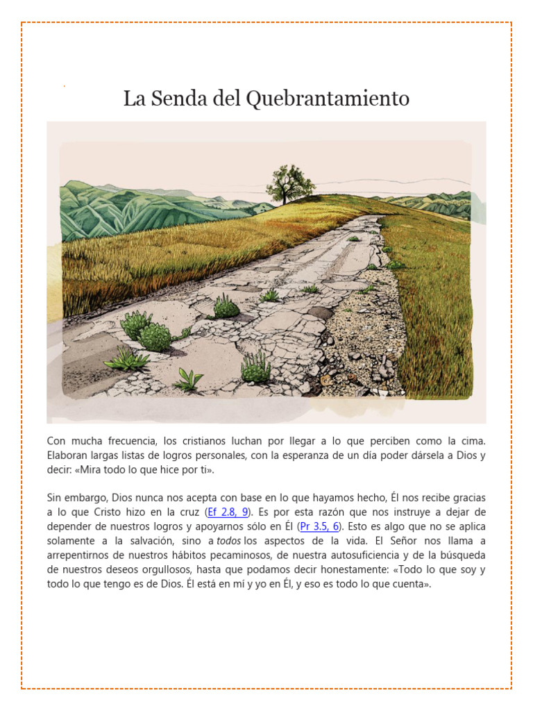 El Quebrantamiento: Camino a la Plenitud | PDF | Pecado | Cristo (título)