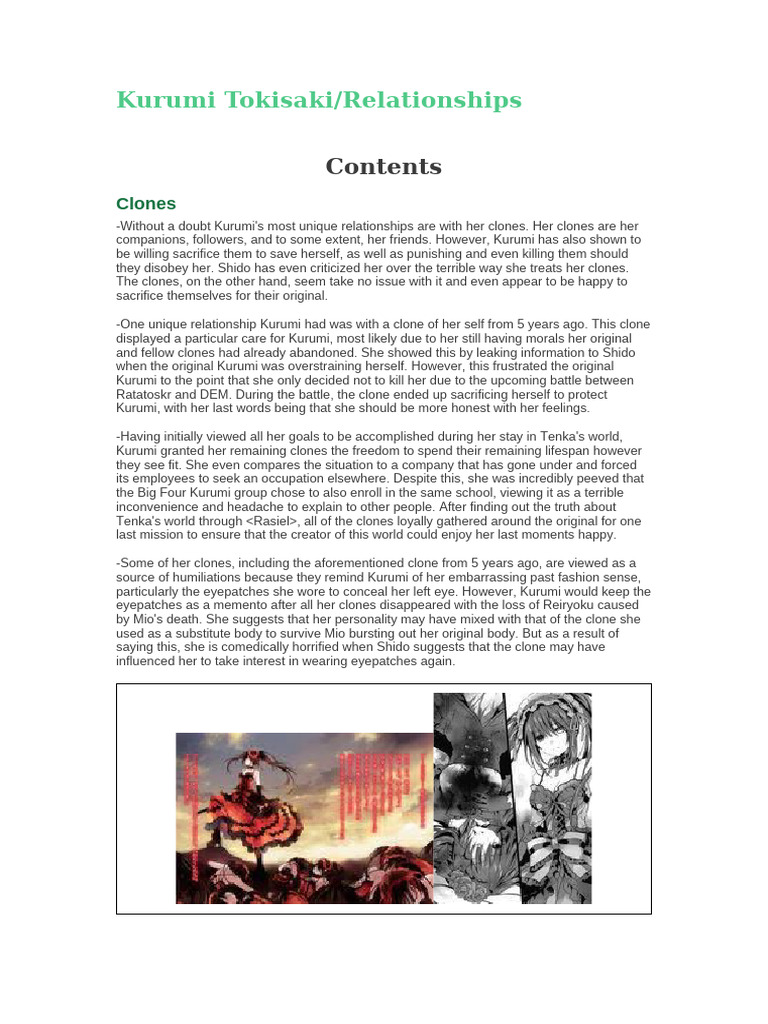 Kurumi Tokisaki Part 3 | PDF