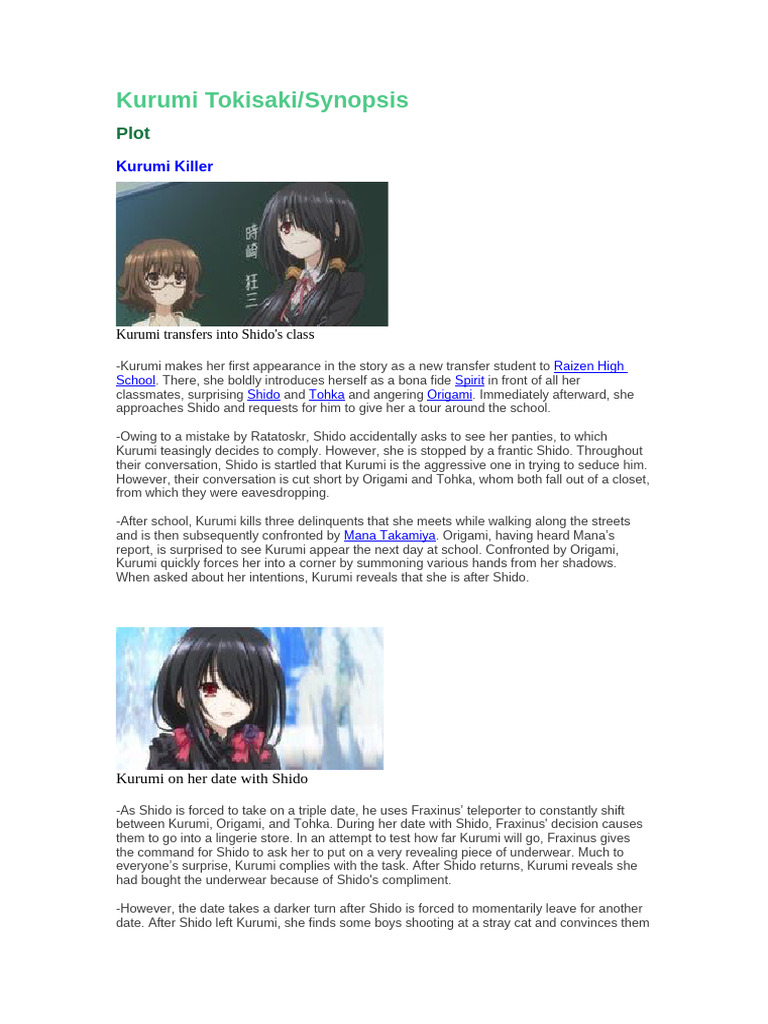 Kurumi Tokisaki Part 2 | PDF