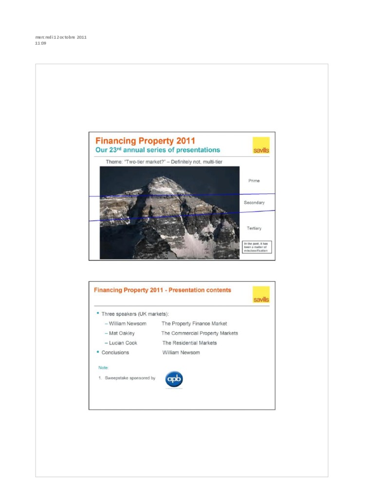Savills 2011 | PDF