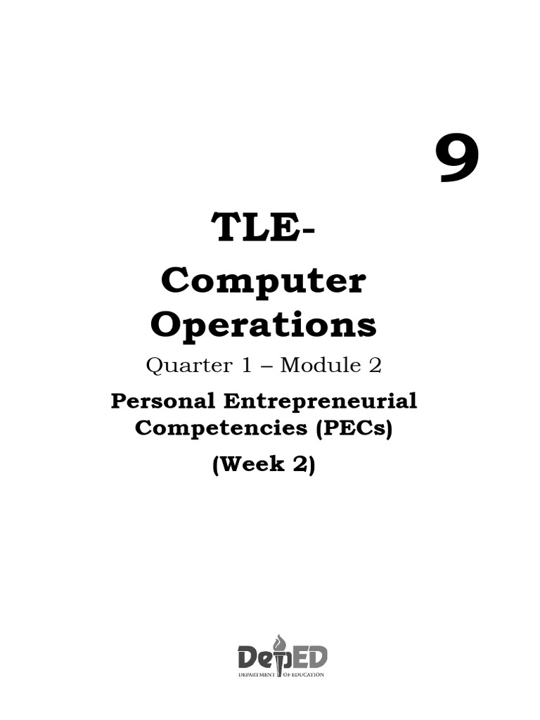 TLE ICT9 PC-Operations Q1 Module2 Week2n | PDF