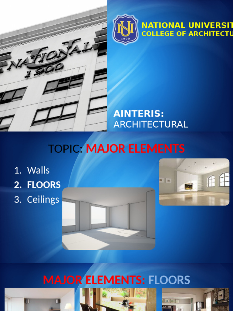 4ai Major Elements Floor | PDF