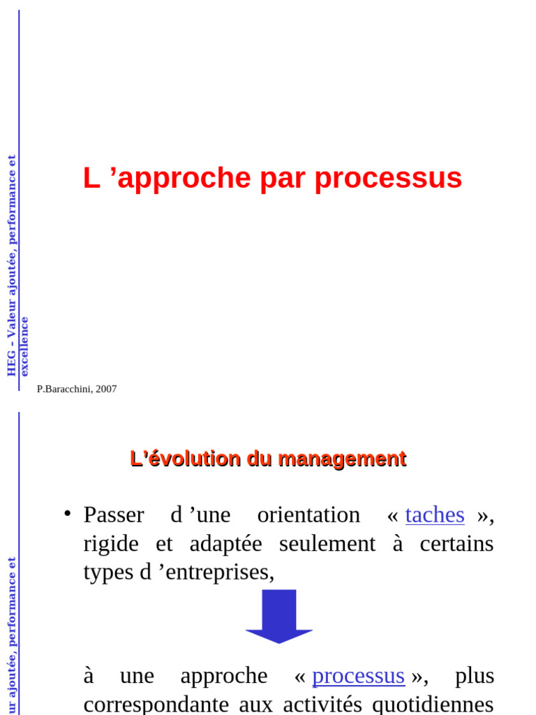 3 - Approche Processus | PDF