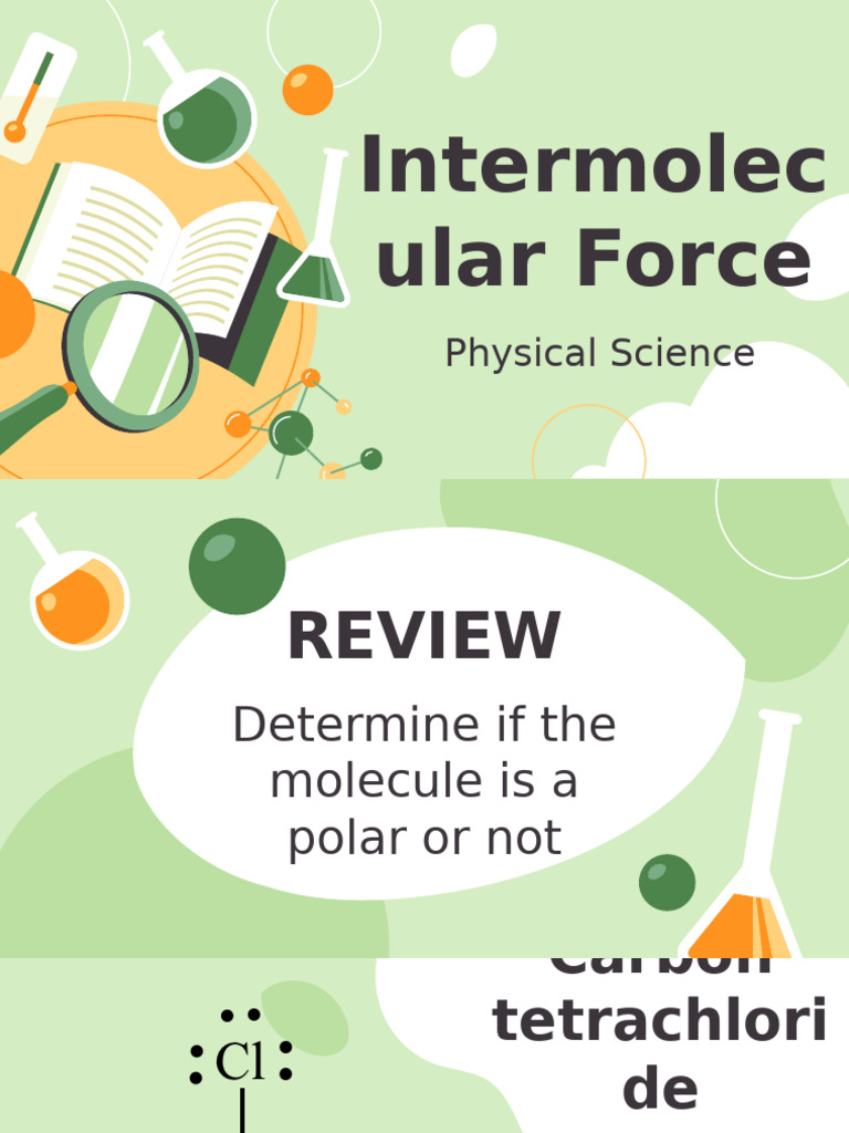 Intermolec Ular Force: Physical Science | PDF