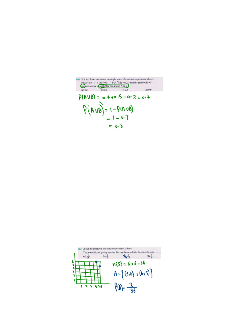 G2 - Axioms and Laws of Probability | PDF