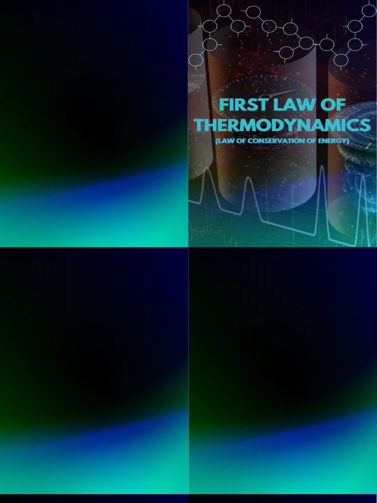 First Law Os Thermodynamics | PDF
