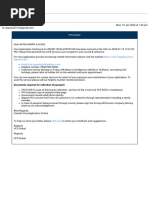 VFS Consent Form | PDF | Information | Biometrics