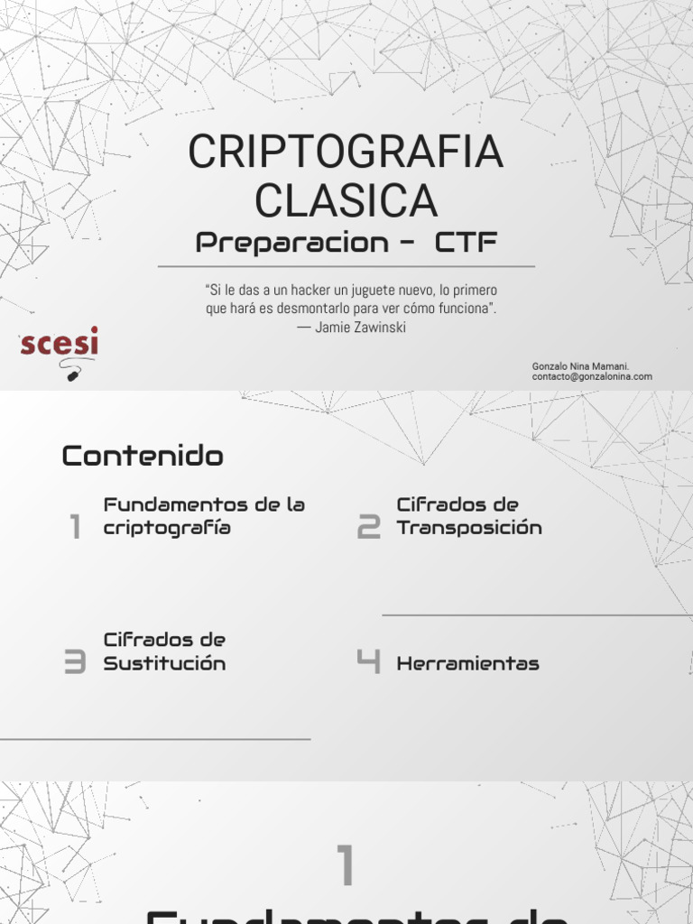 Preparacion - CTF - CRIPTOGRAFIA | PDF