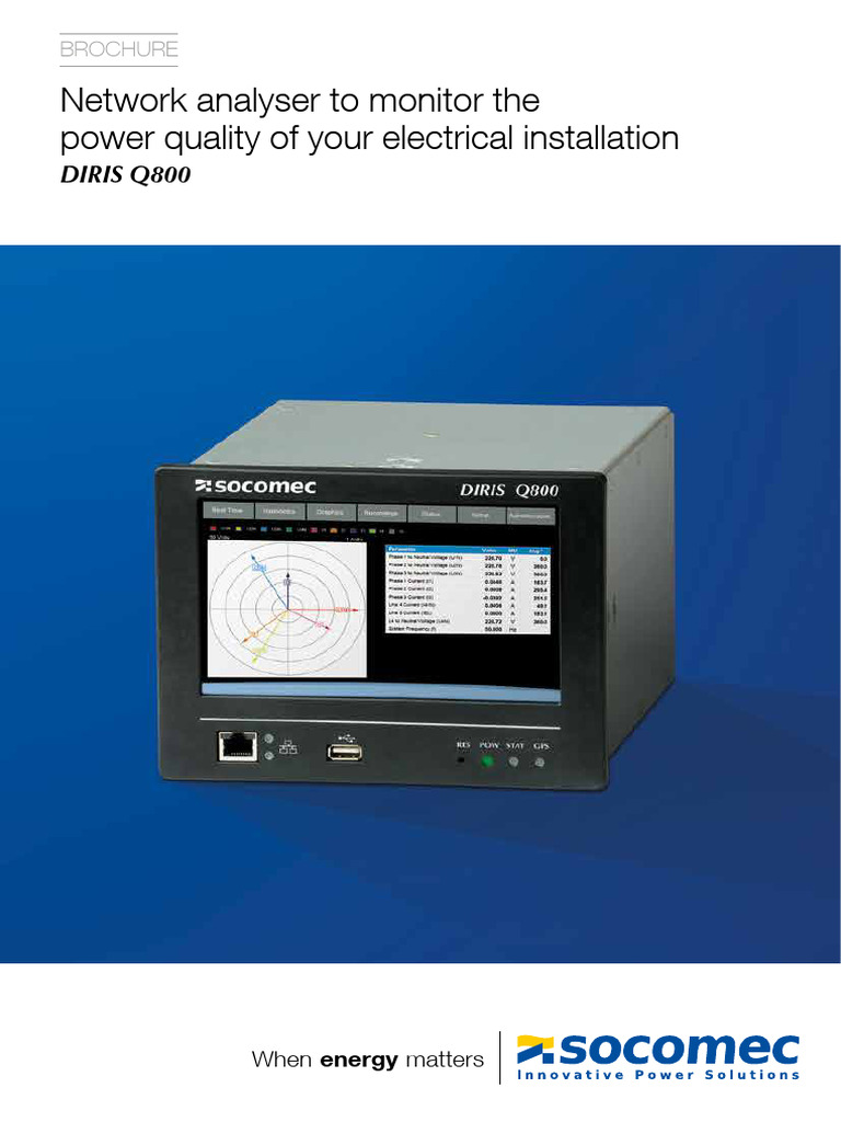 Diris Q800 - Network Analyser To Monitor The Power Quality of Your ...