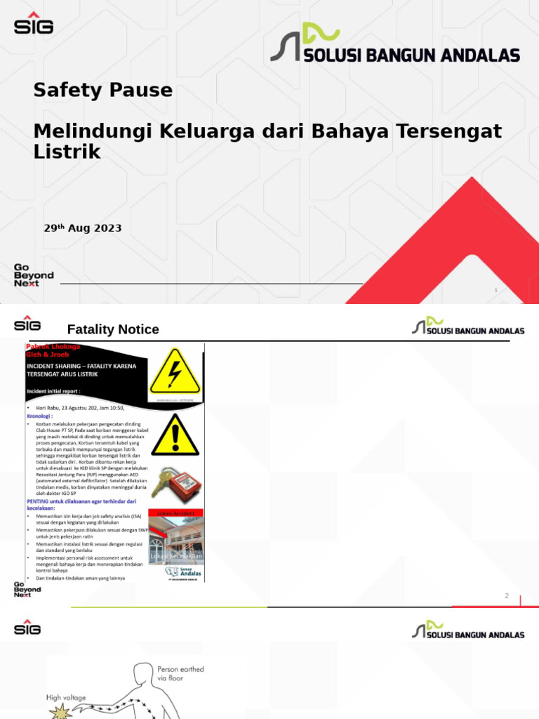 Safety Pause - PSM Hot Material LHO Plant 2 | PDF