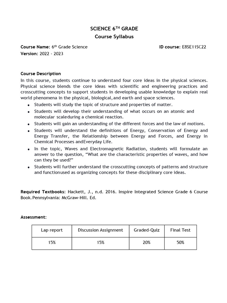 VAP Science G6 | PDF
