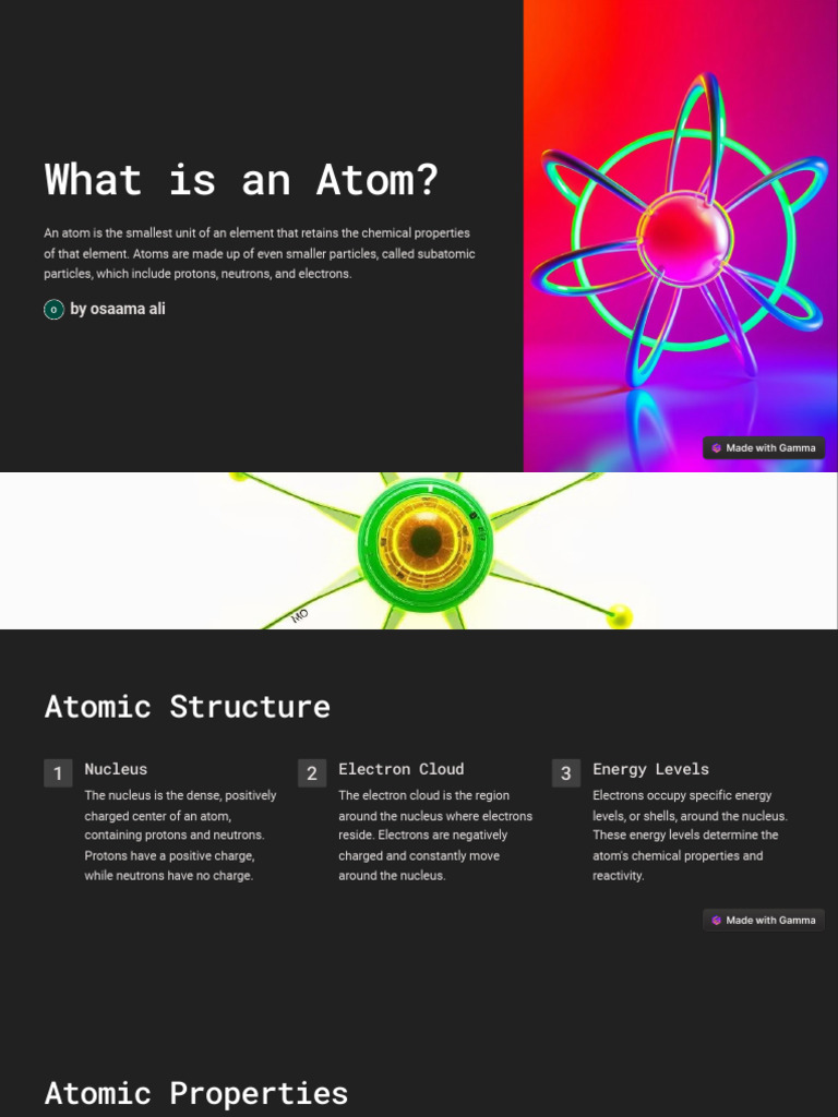 Atoms | PDF