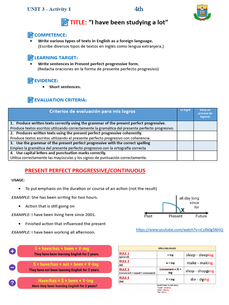 Activity 1 - UNIT 3 - 4to - 2024 | PDF