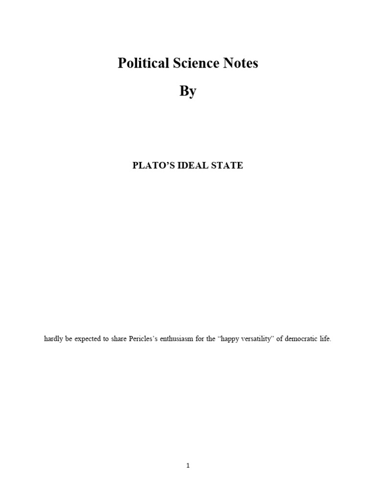 Plato_Ideal_State | PDF