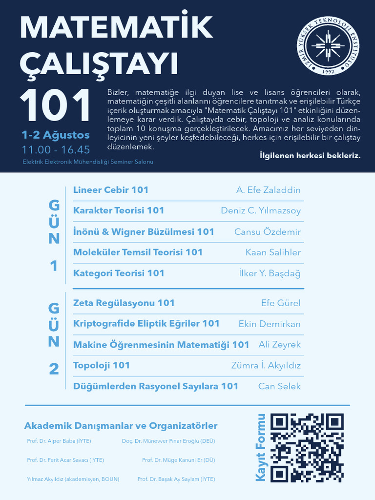 Matematik Çalıştayı 101 Poster | PDF