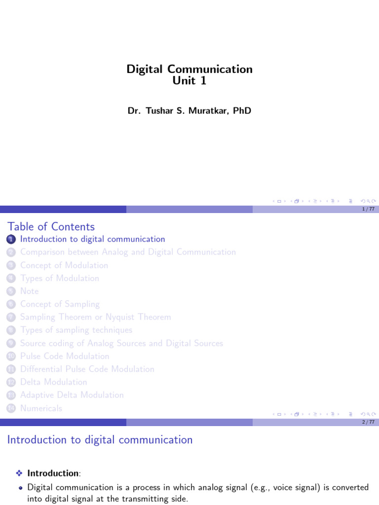 DCOM Unit1 1 | PDF