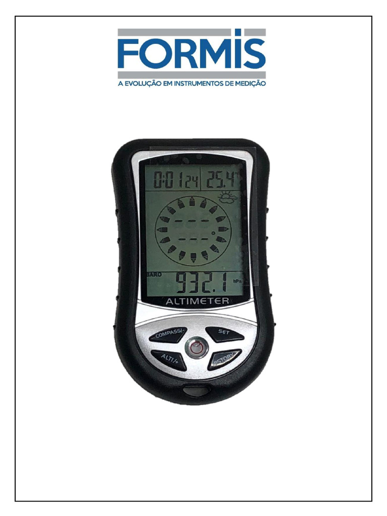 Manual Barômetro - Altimeter 8 IN 1 | PDF