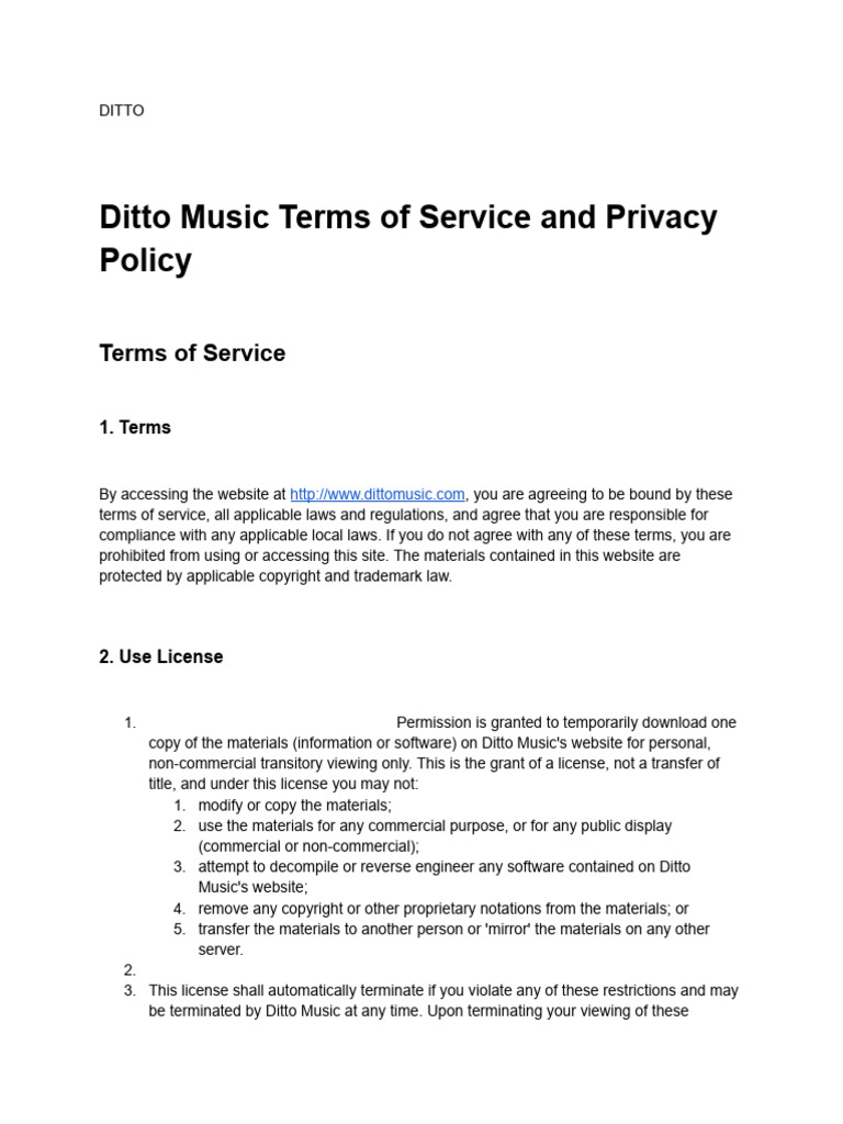 DITTO | PDF
