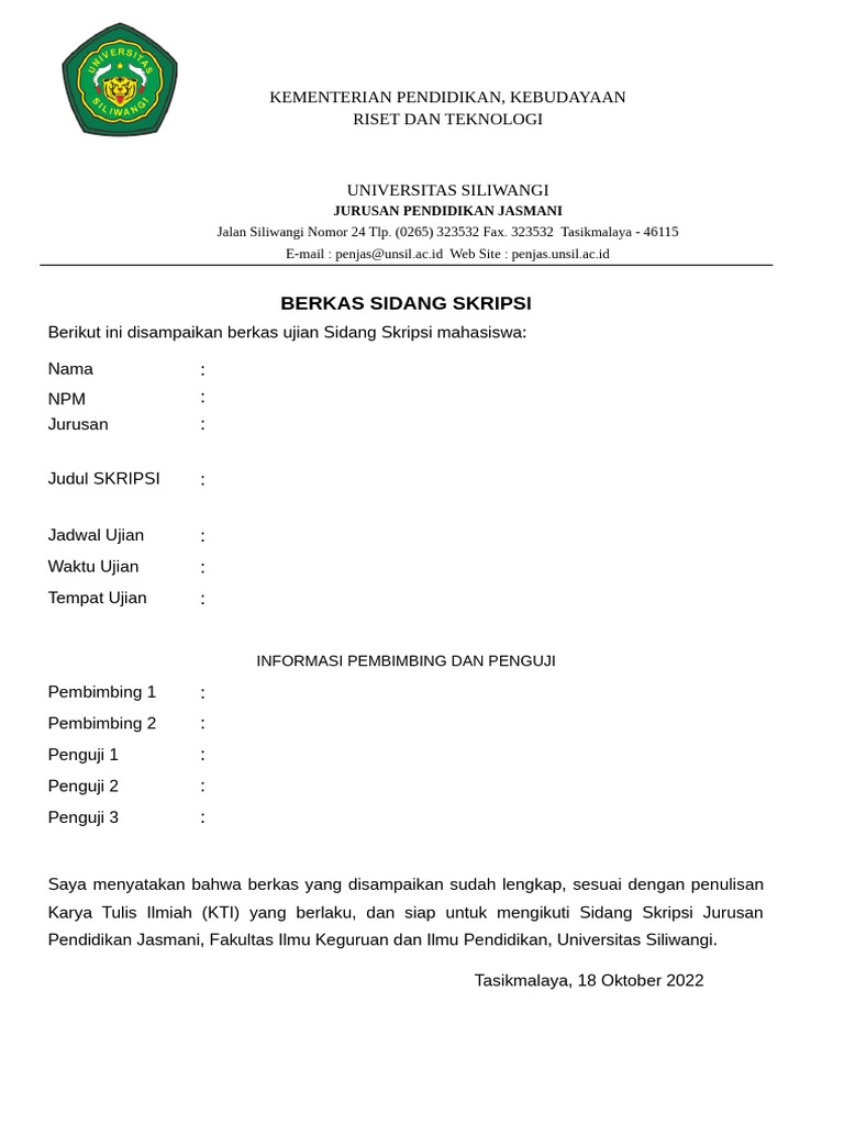 Cover Map Sidang Skripsi | PDF