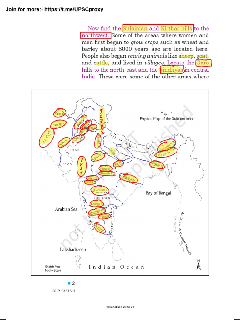NCERT Maps (6-12) Geo&History | PDF