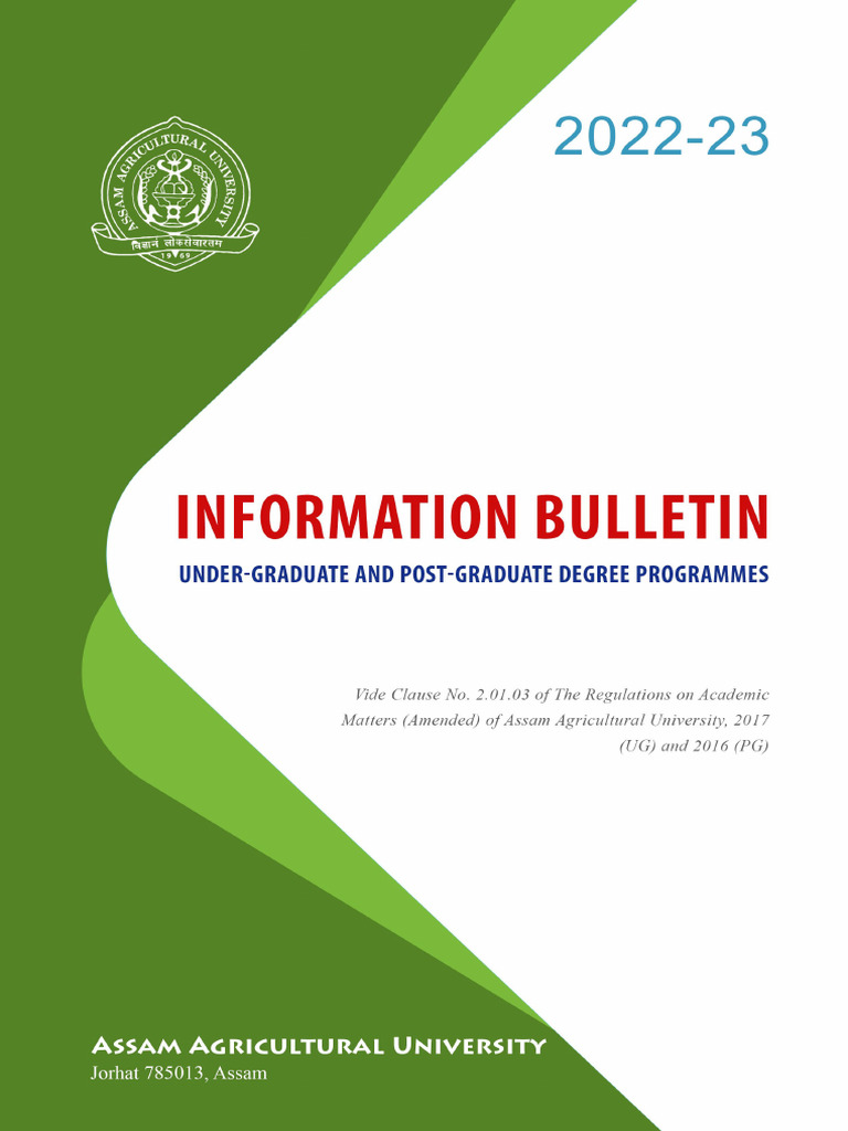 AAU-Information-Bulletin-2022 | PDF