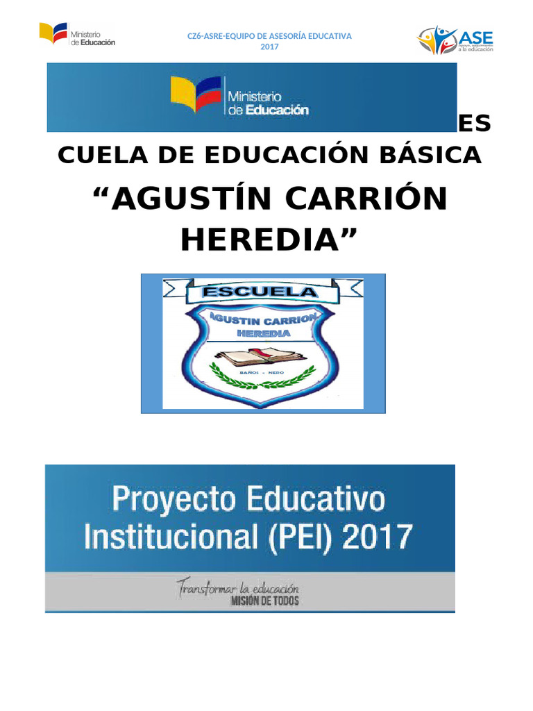 Estructura Del Pei-2018 | PDF