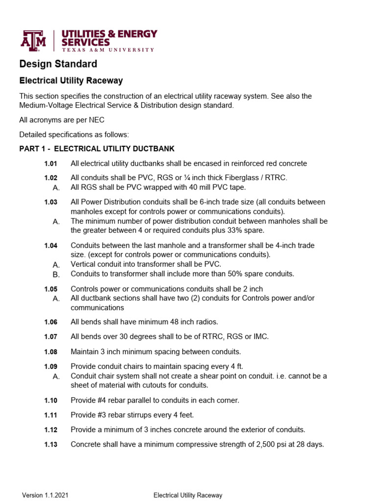 Electrical Utility Raceway | PDF