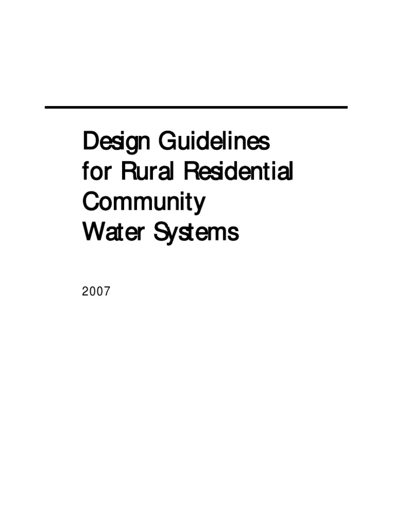 Water Supply System | PDF | Water Supply Network | Groundwater