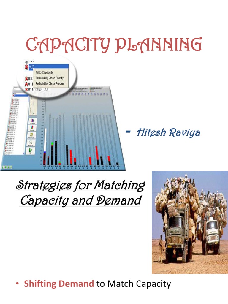 Strategies For Matching Capacity and Demand | PDF | Strategic ...