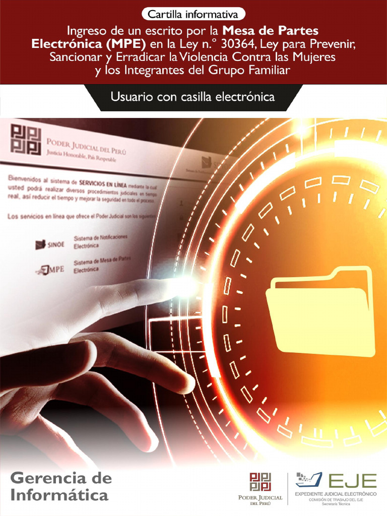 Ingreso de Escritos - Cartilla | PDF