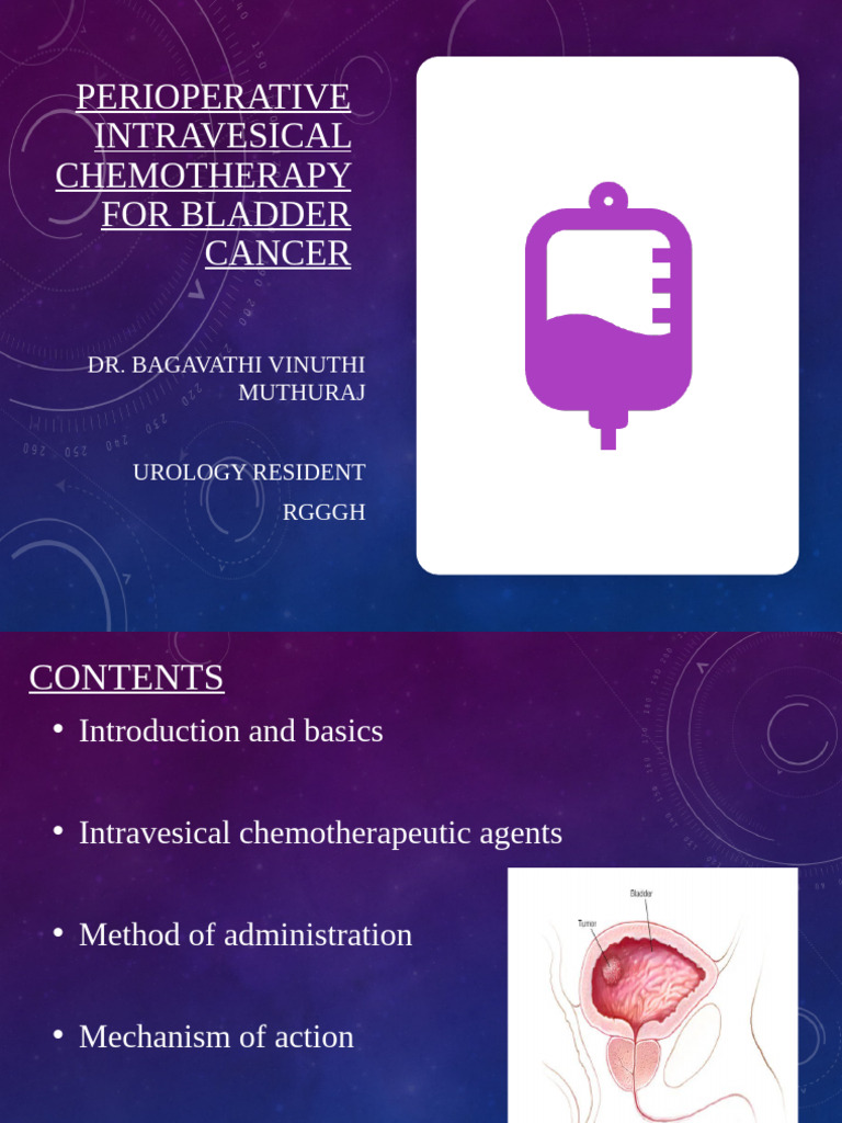 Perioperative Intravesical Chemotherapy For Carcinoma Bladder 2 | PDF