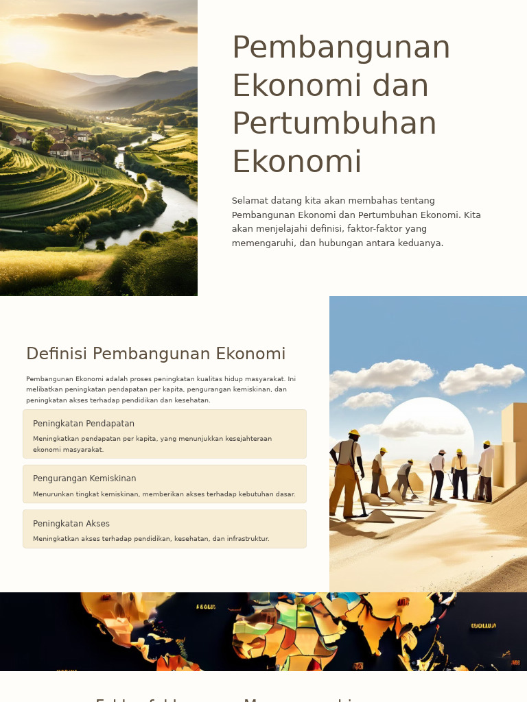 Pembangunan Ekonomi Dan Pertumbuhan Ekonomi | PDF
