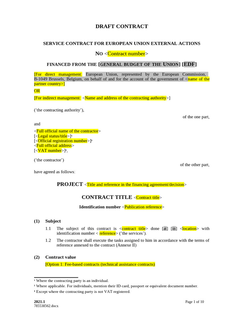 B8o2 Contract Simp en | PDF