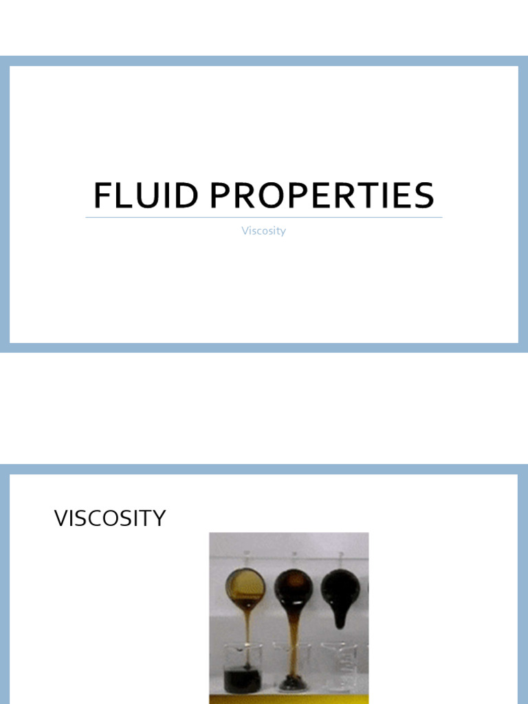 Viscosity | PDF