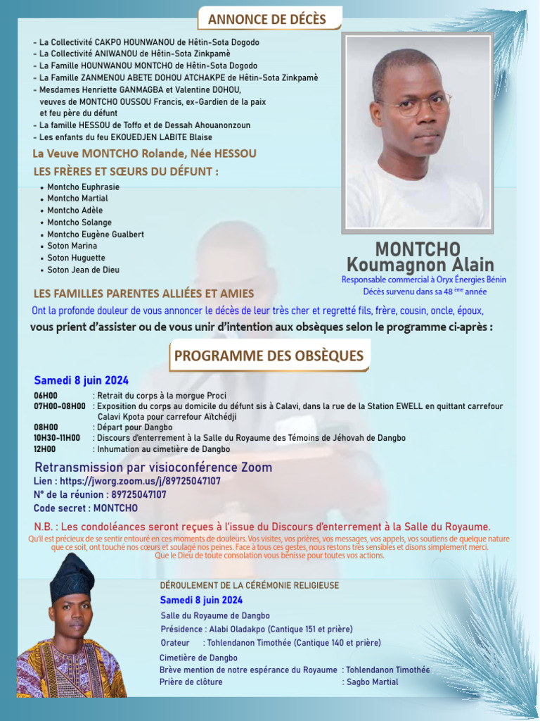 Faire-Part Alain Send | PDF