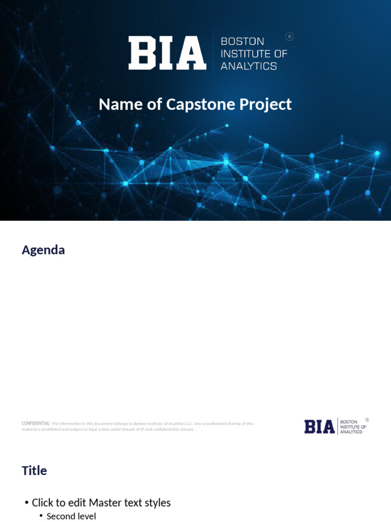 Capstone PPT Template | PDF