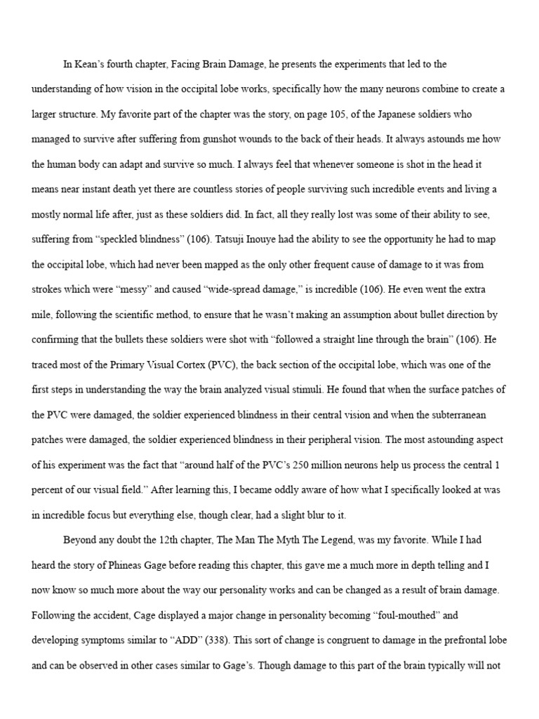 Summer Assignment AP Psych | PDF | Amputation | Philosophy