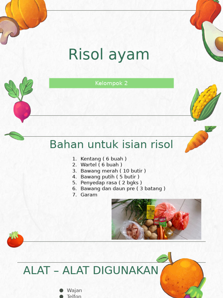 Risol Ayam | PDF